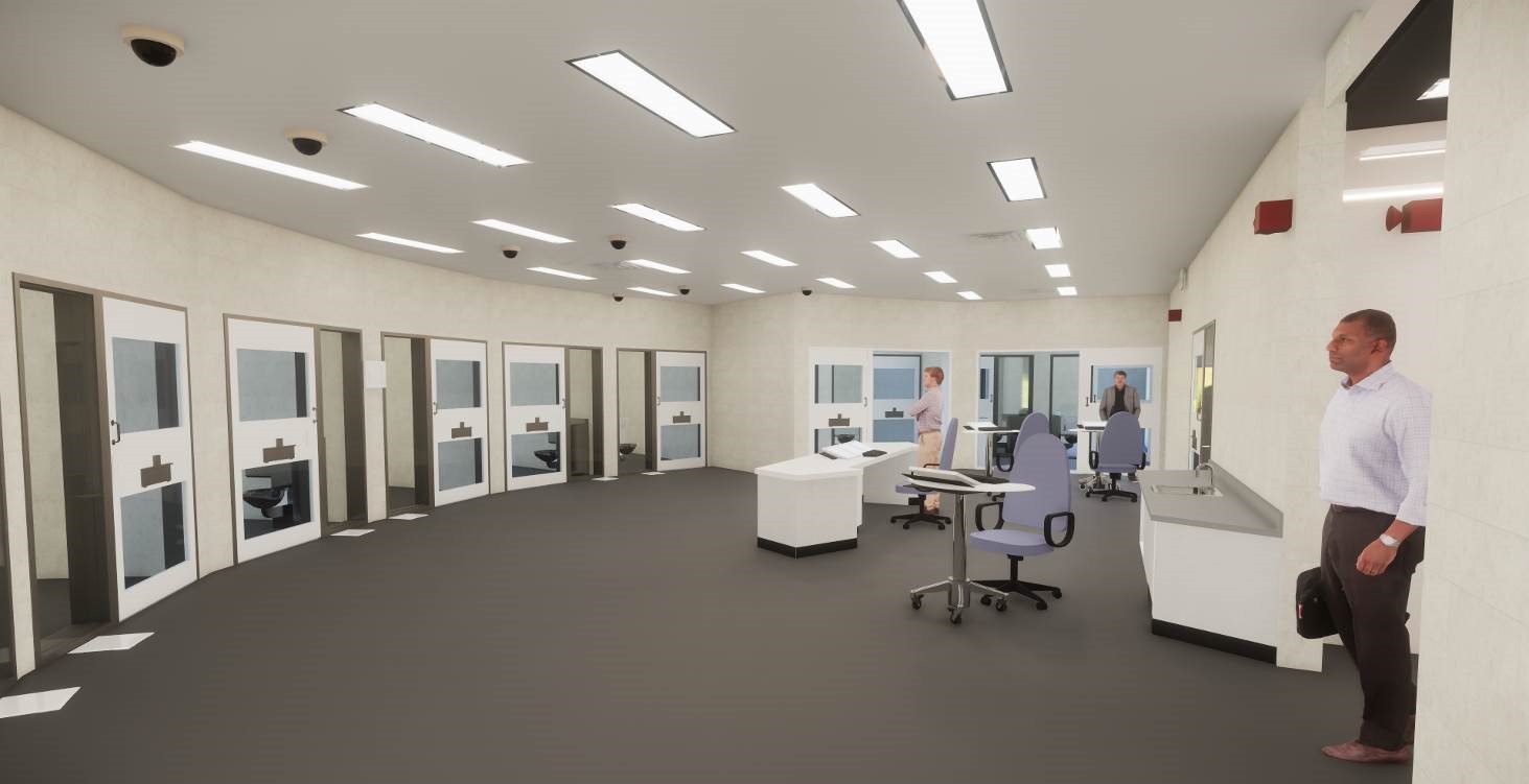 New Infirmary and Suicide Watch Suite at Norwood E. Jackson ...