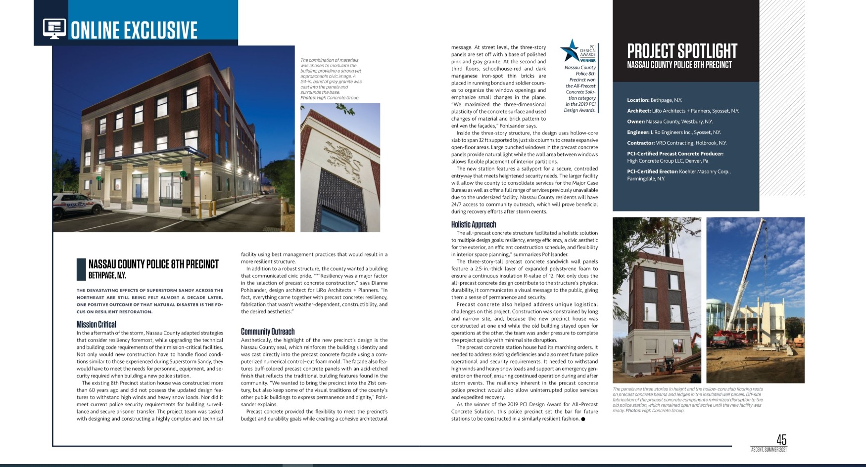 LiRo-Hill is Featured in the Summer Issue of Ascent - LiRo